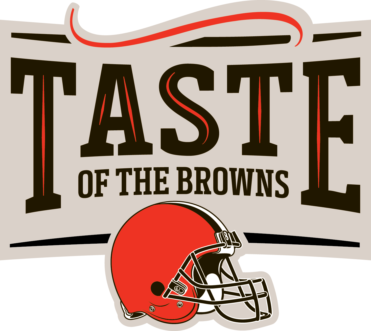 Download Taste Browns Pms Update - Cleveland Browns White 27" X Vintage ...