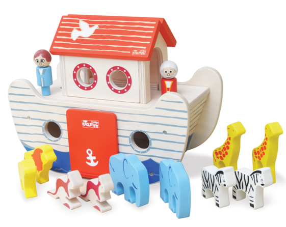 Download Jammtoys, 12 Months Plus - Indigo Jamm Noah's Wooden Ark ...