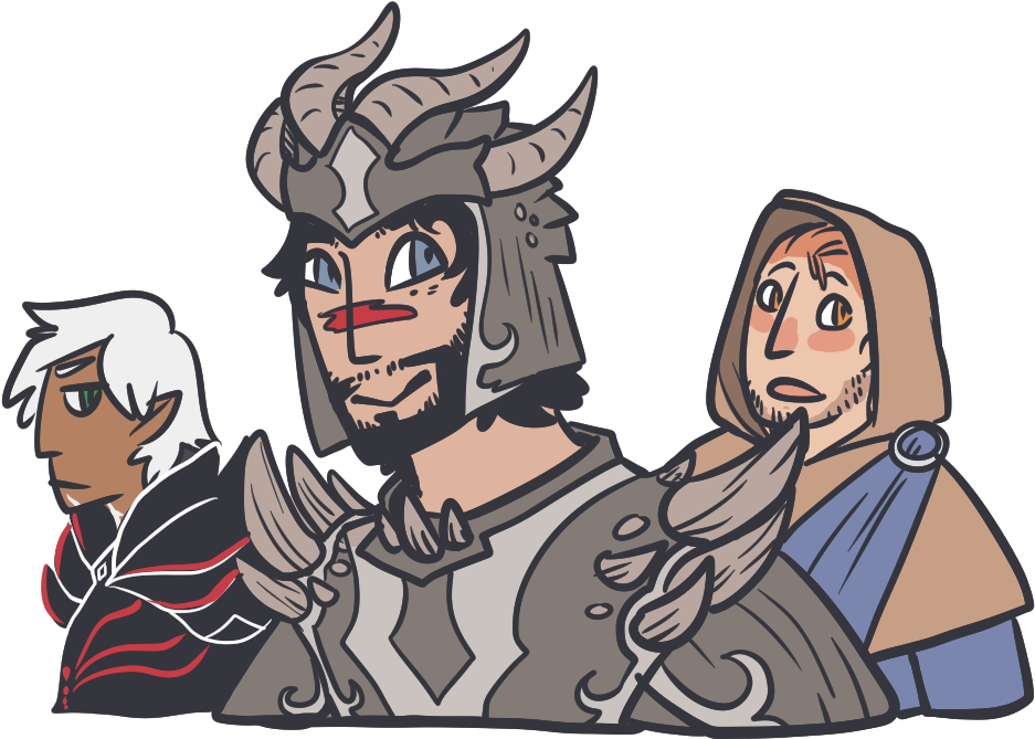 Download Dovahkiin Hawke - Cartoon - Full Size PNG Image - PNGkit