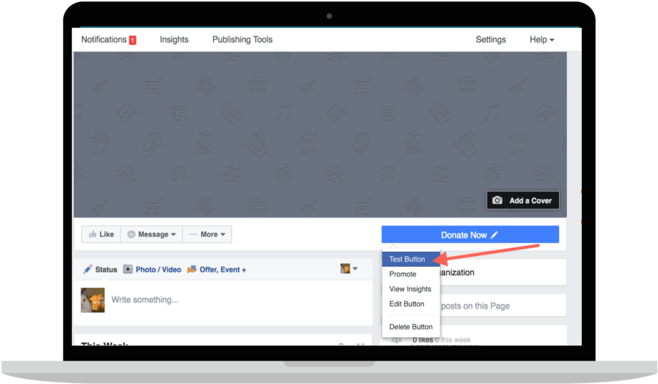 Download Test Cta On Facebook- Wrapped - Research - Full Size PNG Image ...