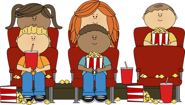 See A Movie Clipart Kid