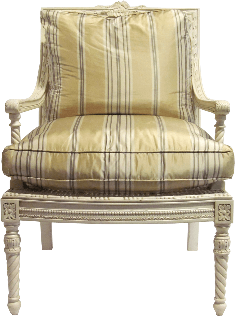 Download Louis Xvi Style Square Back Arm Chair Front View - Louis Xv ...