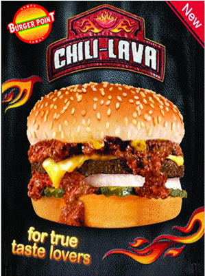 Download Chicken Chilli Lava Burger - Full Size PNG Image - PNGkit