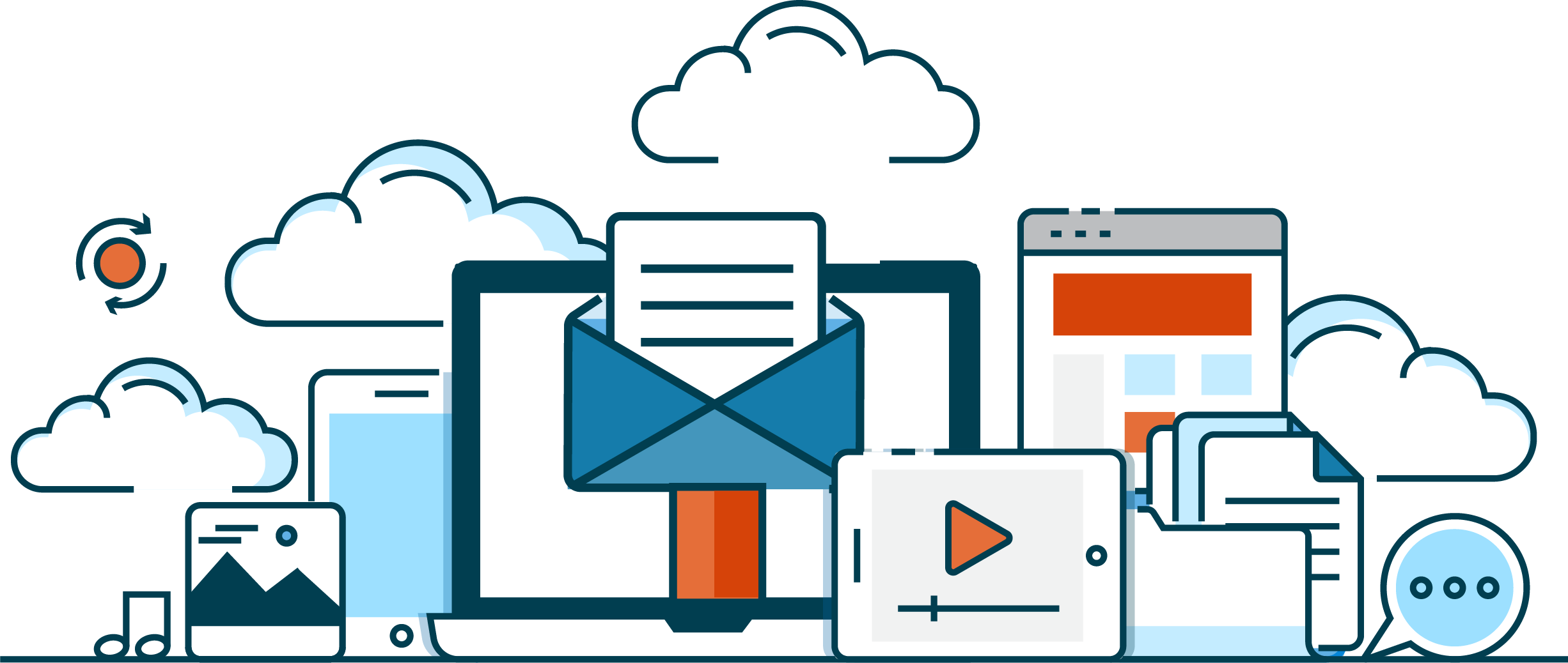 Download Email Marketing For Industrial - Email - Full Size PNG Image ...