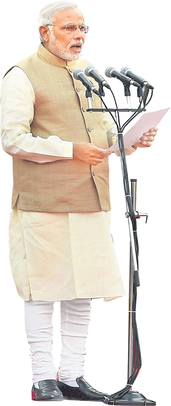 Narendra Modi Standing Full Size Photo