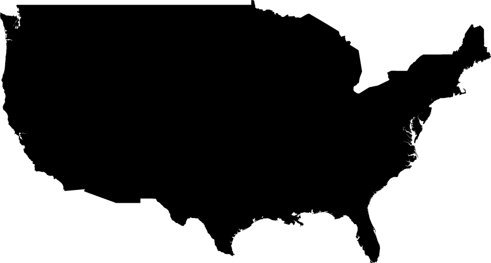 Download American Map Vector - Full Size PNG Image - PNGkit