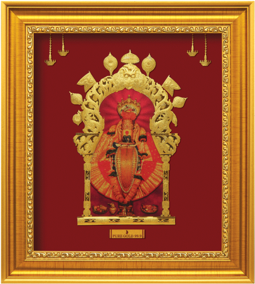 Download A6 Ambabai Mahalaxmi - Odishabazaar Saibaba 24karat Pure Gold ...