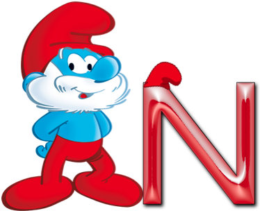 Download Free Alphabet, Smurf Alphabet, A-z, Png Graphics, Letter ...