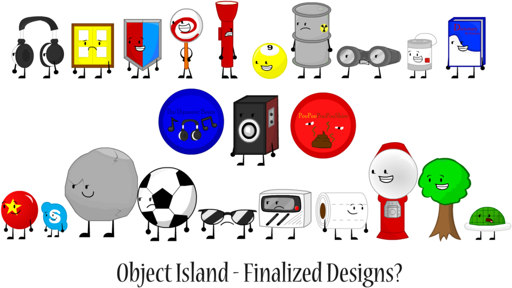 Download Object Island Finalized Designs - Object Island - Full Size ...