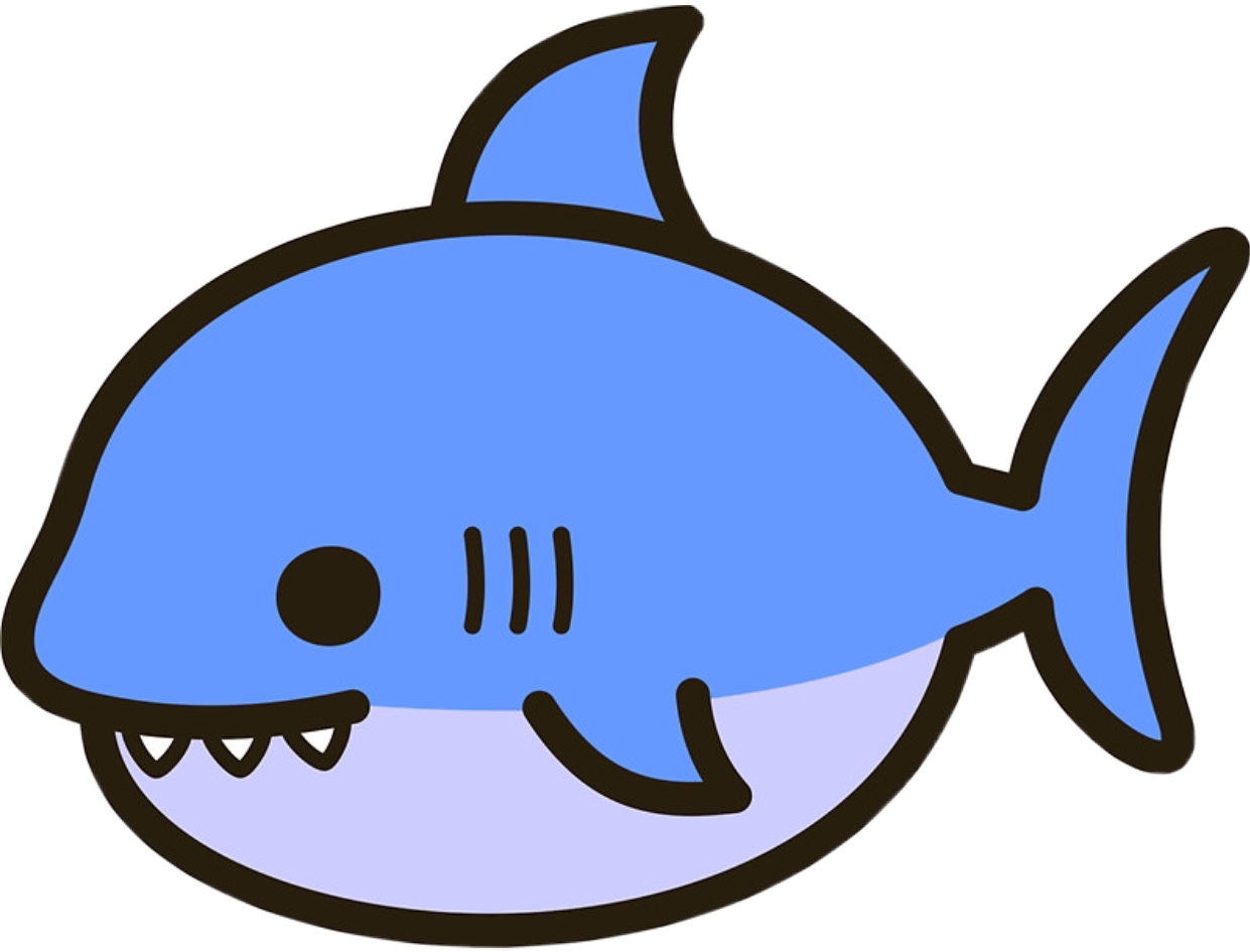 Download Shark Cute Kawaii Sea Animal Nature Water Gills Fish - Cute ...