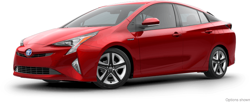 Download Red Toyota Prius 2017 - Full Size PNG Image - PNGkit