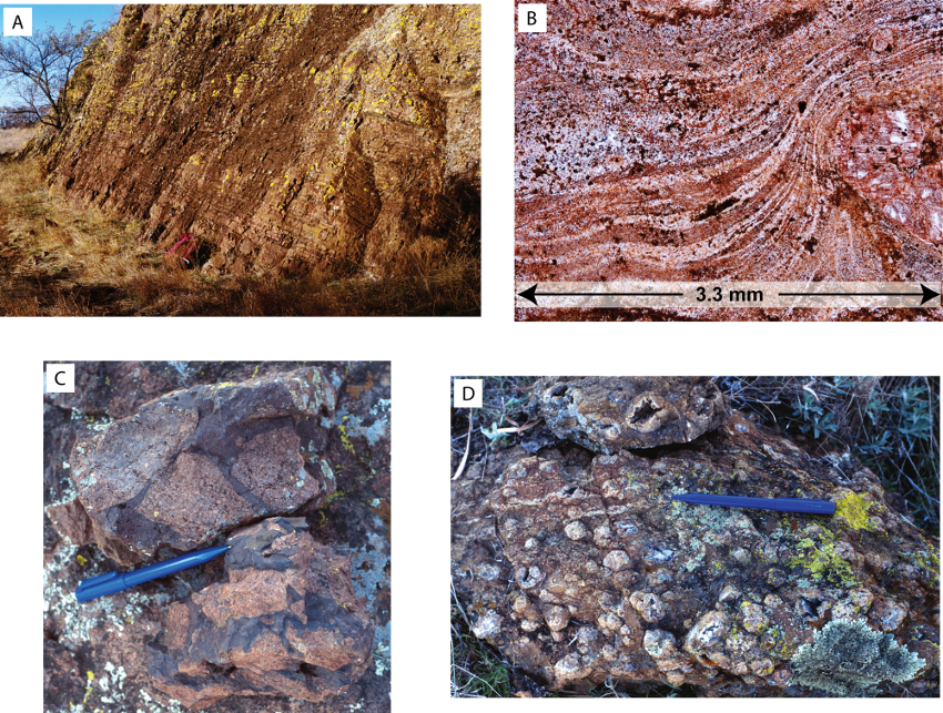 Download Laterally Persistent Flow Banding Near Base Of Lava - Igneous ...