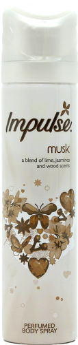 Download Impulse Perfume Spray Musk 75ml - Impulse Hint Of Musk Body ...