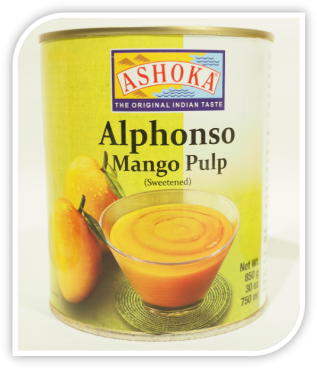 Download Alphonso Mango Pulp Ashoka 850g - Ashoka - Full Size PNG Image ...