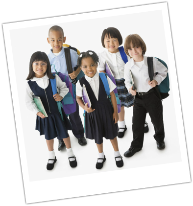 Download Dress Code - Children In Uniforms - Full Size PNG Image - PNGkit