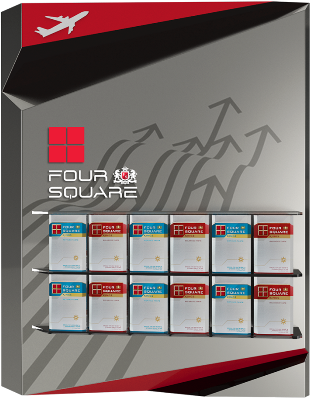 Download Four Square Cigarette Product Display Unit - Box - Full Size ...
