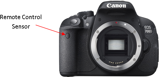 Download Canon Eos 700d Camera Body Showing Remote Control Sensor ...