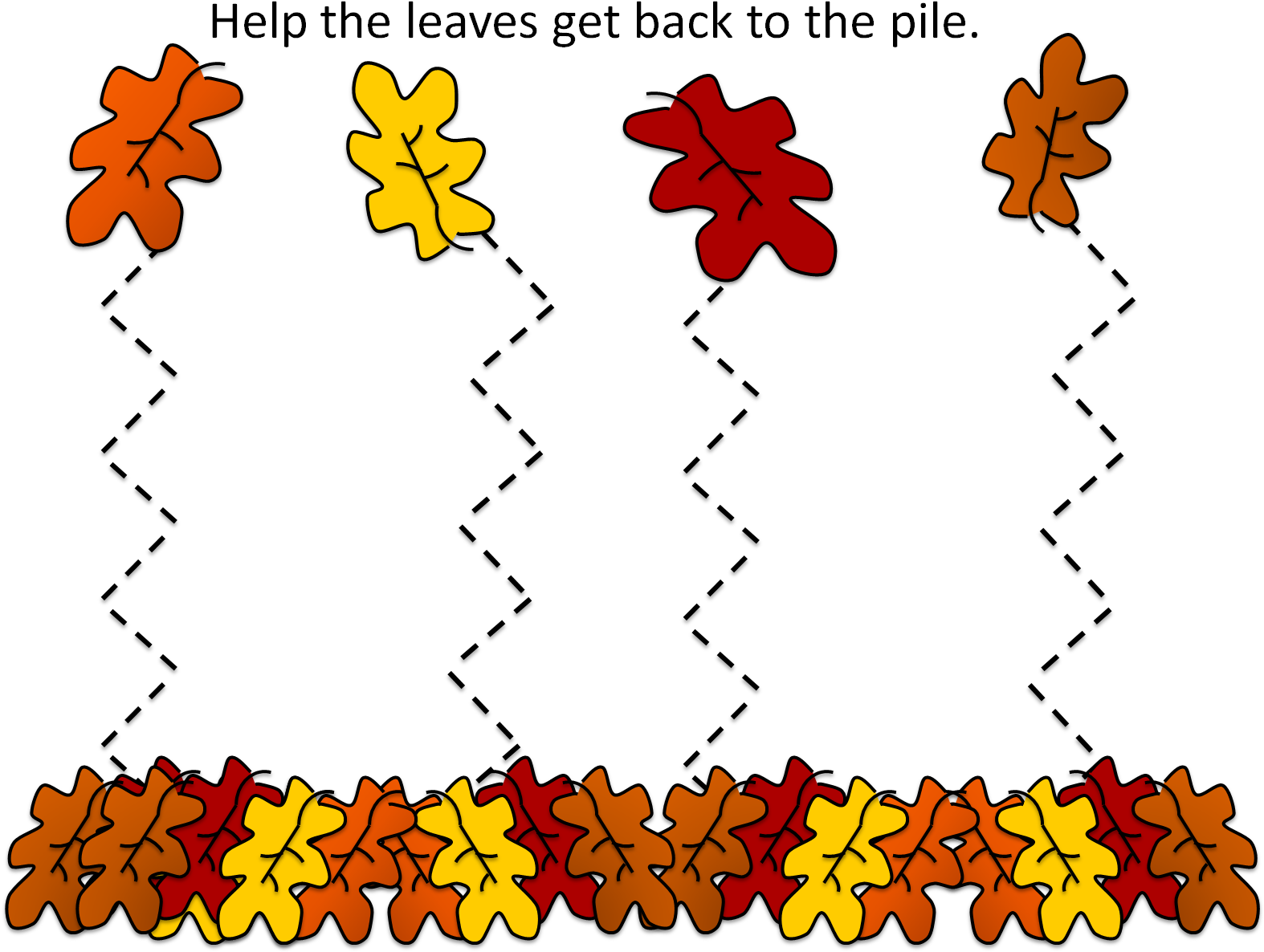 Download Check It Out At My Tpt Store - Tracing Worksheets Fall Leaves ...