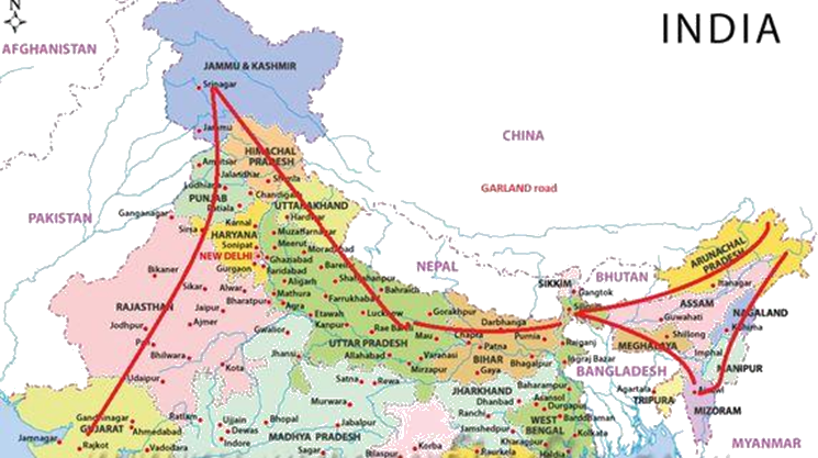 Download Map Of Bharatmala Pariyojana Road And Highways Project ...