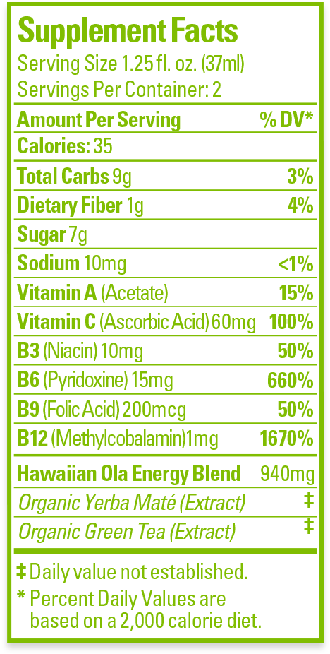 Download Energy Supplement Facts - Full Size PNG Image - PNGkit