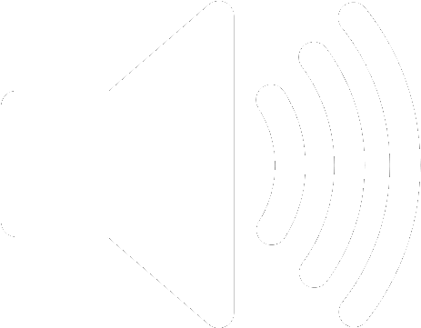 Download Speaker Icon - Sound Icon White Png - Full Size PNG Image - PNGkit