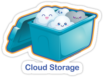 Download Cute Cloud Storage By - Kimchi Kawaii - Full Size PNG Image ...