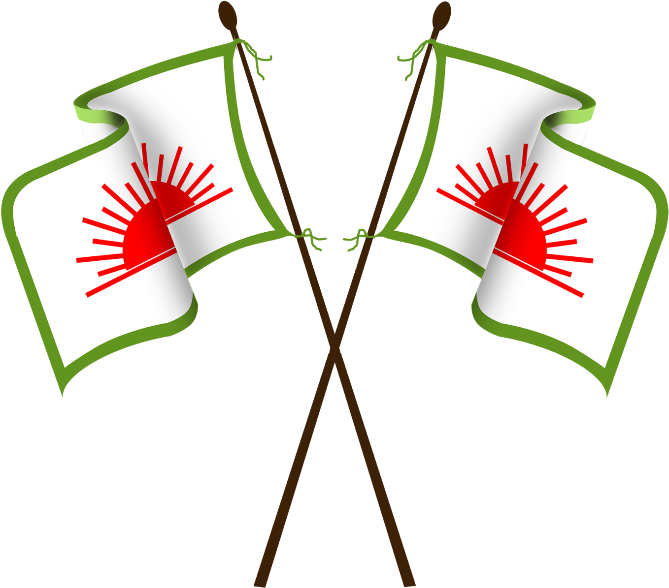 Download Pdp Flage 2 - Pdp Kerala Flag - Full Size PNG Image - PNGkit