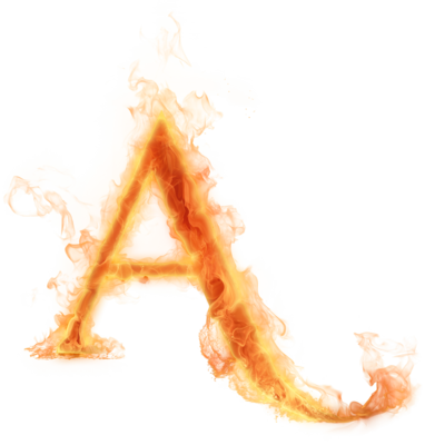 Download Burning Letter A - Fire Letter A Transparent - Full Size PNG ...