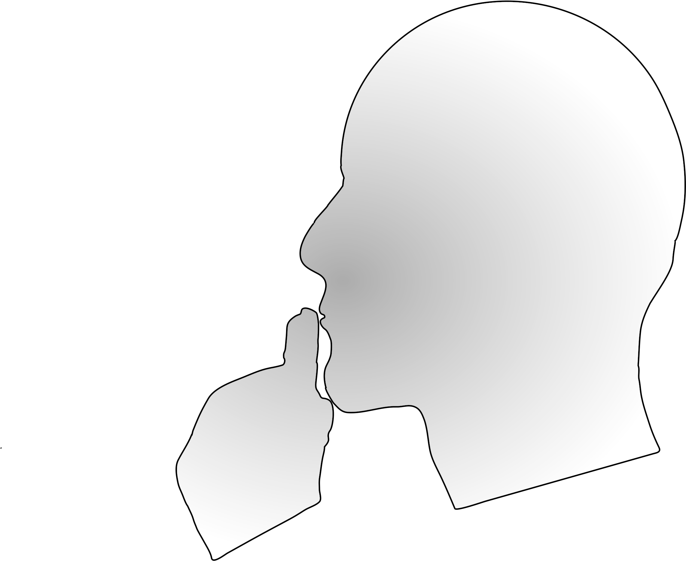 Download Reflection Clipart Deep Thinker - Thought - Full Size PNG ...