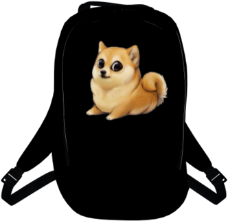 Download Backback Doge - Backpack - Full Size PNG Image - PNGkit