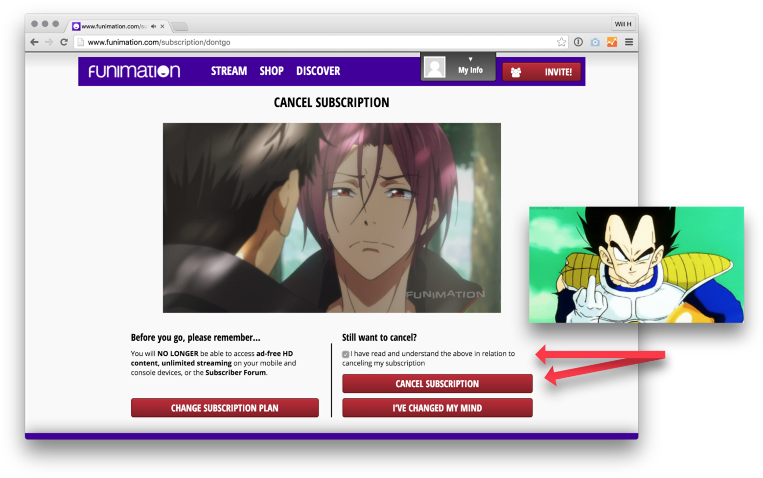 Download The “cancel Successful” Page Round 2 - Cancel Funimation ...