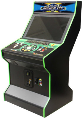 Download Golden Tee 2018 32″ Monitor - Arcade Game - Full Size PNG ...