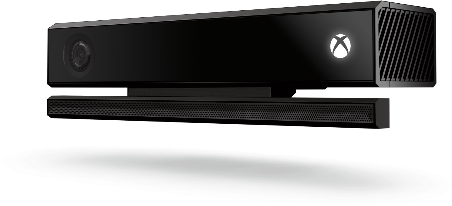 Download Xbox One Kinect - Microsoft Kinect Motion Sensor - Game Console - Full Size PNG Image ...