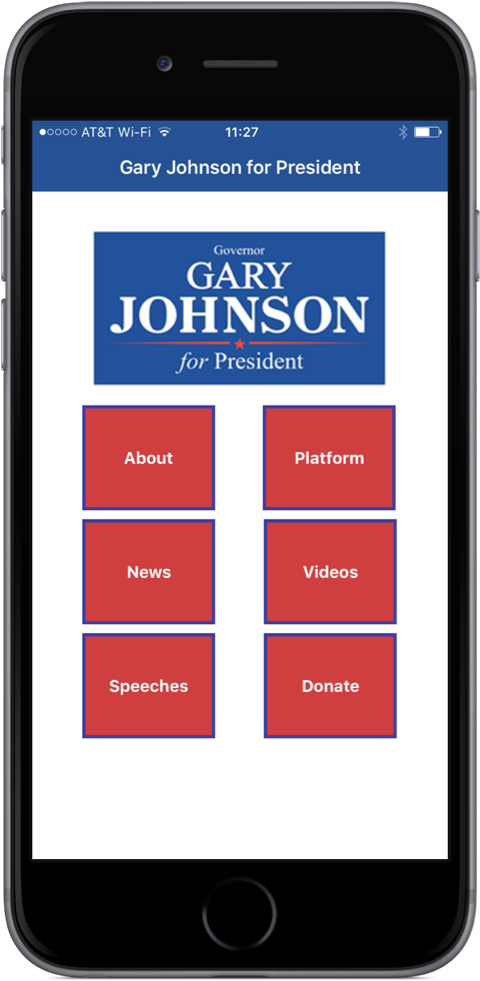 Download Pack Of 10 Gary Johnson Stickers Under W/ - Full Size PNG ...