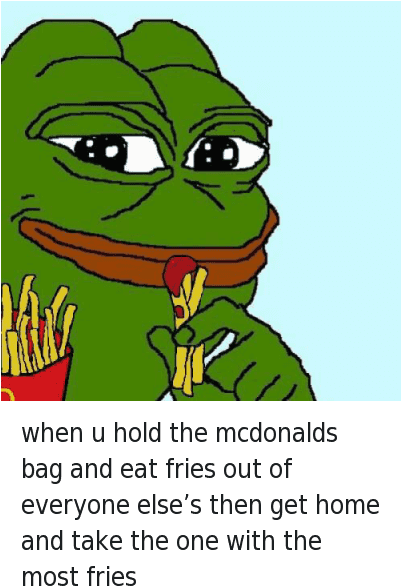 Download Food - Pepe The Frog Fries - Full Size PNG Image - PNGkit