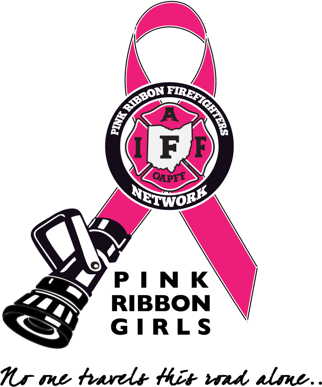 Download Transparent Hhfd22pink - Firefighter Breast Cancer Ribbon - PNGkit