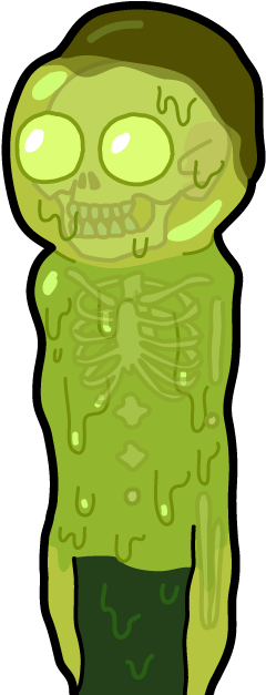 Download Slime Morty - Cartoon - Full Size PNG Image - PNGkit