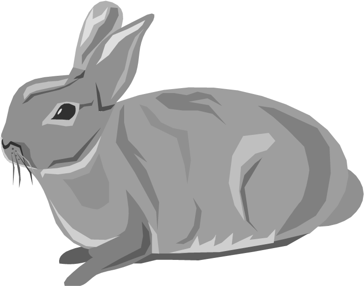 Download Free - Rabbit Clipart Transparent Background - Full Size PNG ...