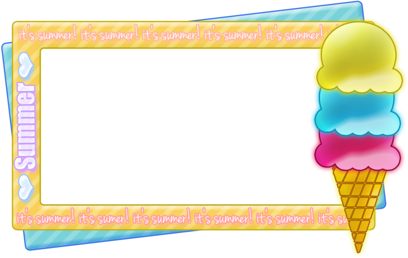 Download Ice Cream Border Summer - Free Ice Cream Clip Art Borders ...