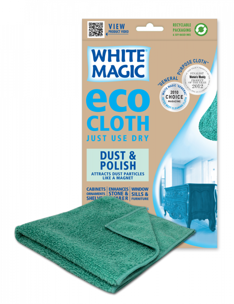 Download White Magic Microfibre Dust & Polish Eco-cloth - White Magic ...