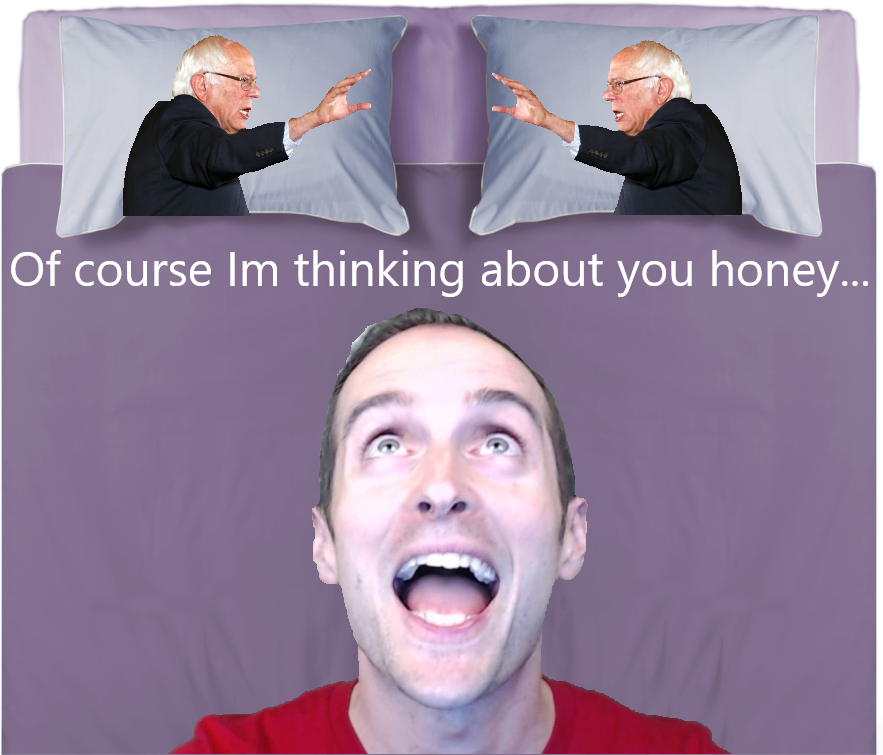Download We Know You Love @berniesanders Jerry - Bed - Full Size PNG ...