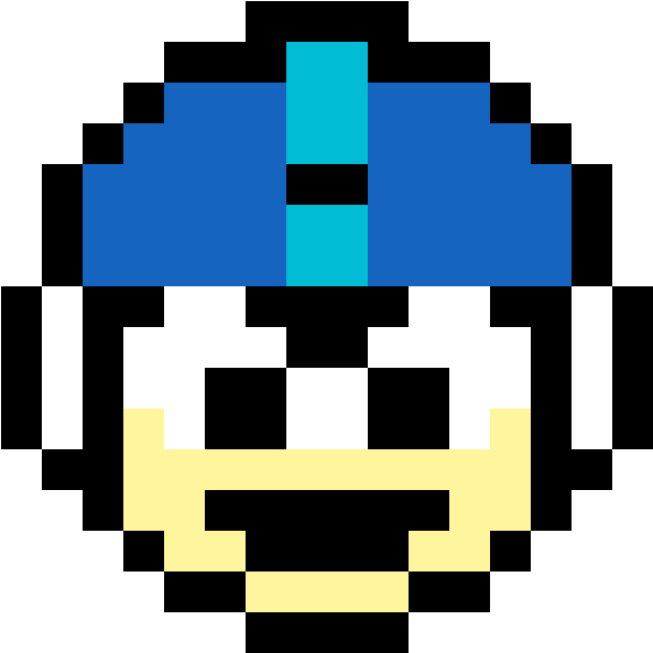 Download Mega Man 1up - 8 Bit Mega Man - Full Size PNG Image - PNGkit