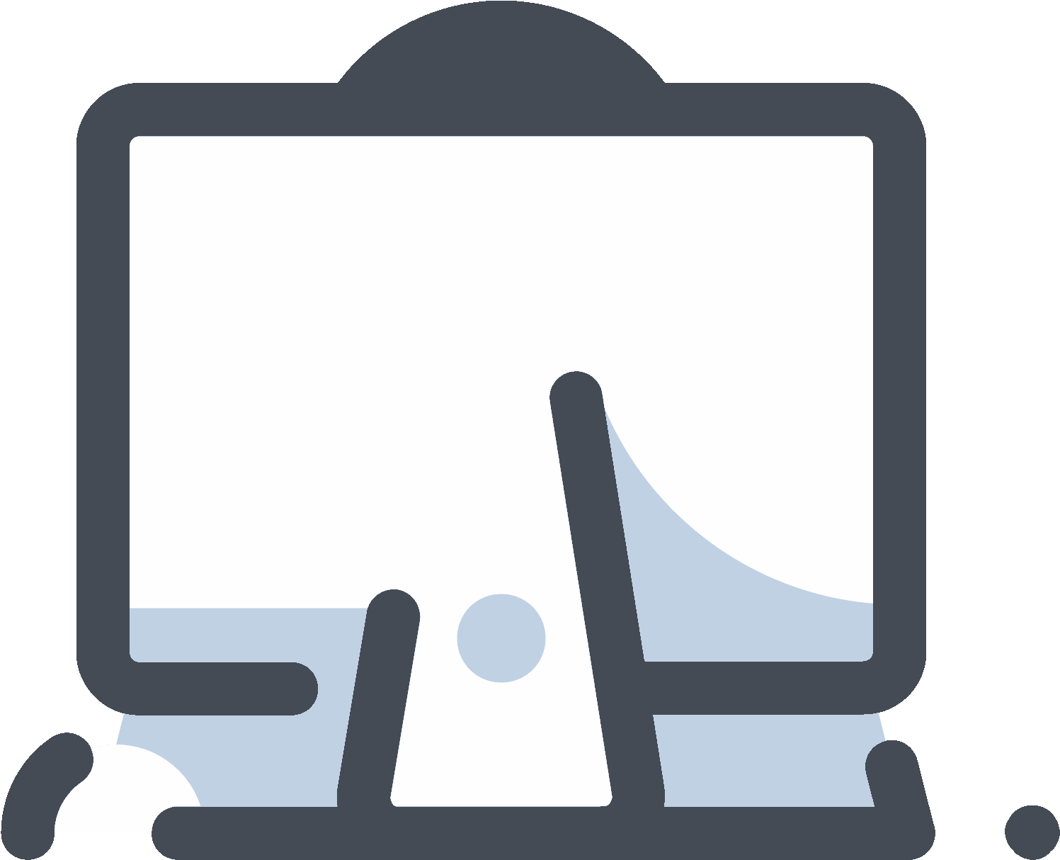 Download Working At The Apple Imac Icon - Full Size PNG Image - PNGkit