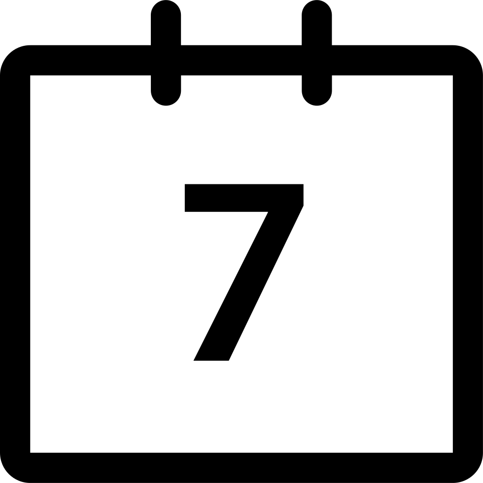 Download Transparent Png File - Week Icon - PNGkit