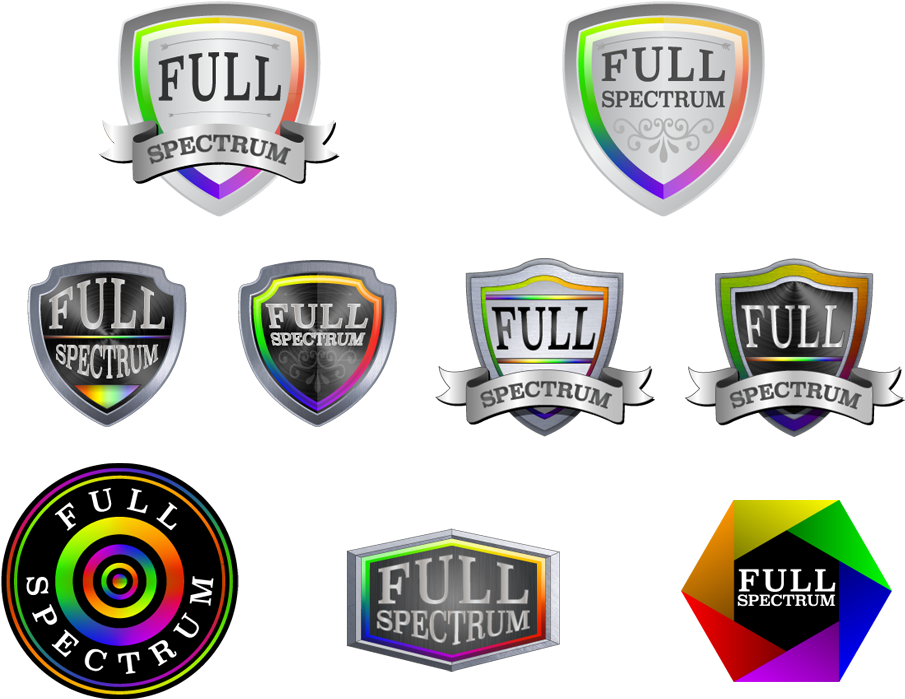Download Full Spectrum Logo - Emblem - Full Size PNG Image - PNGkit