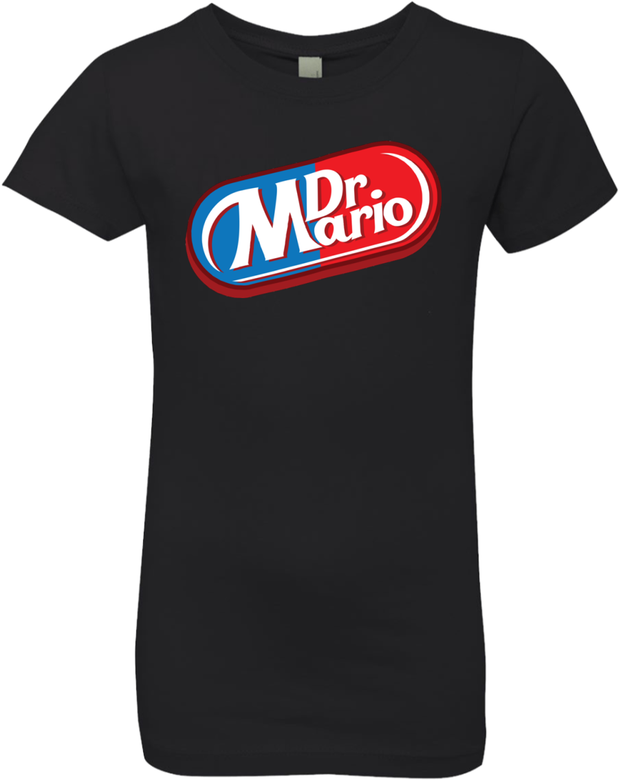 Download Mario Girls Premium T-shirt - Dr Pepper - Full Size PNG Image ...