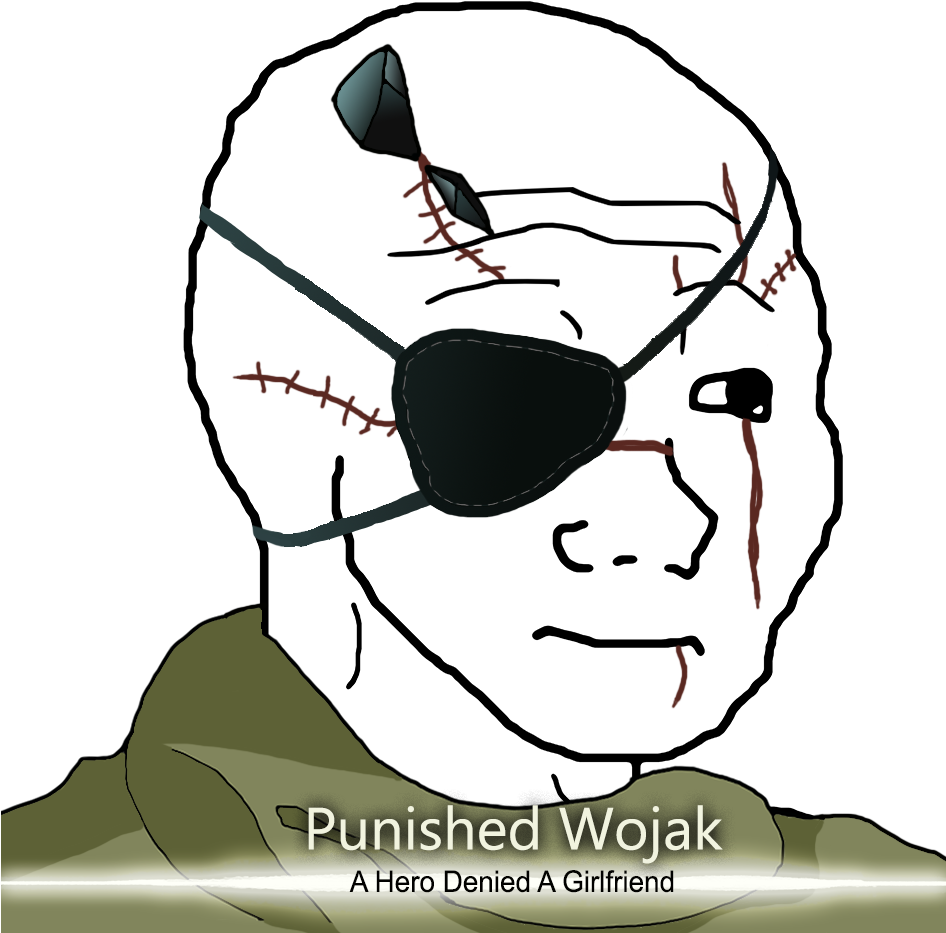 Download 281kib, 945x945, Punished Wojak - Punished Wojak - Full Size ...