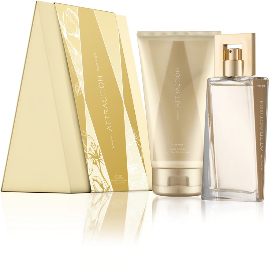 Download Avon Attraction For Her Gift Set - Full Size PNG Image - PNGkit