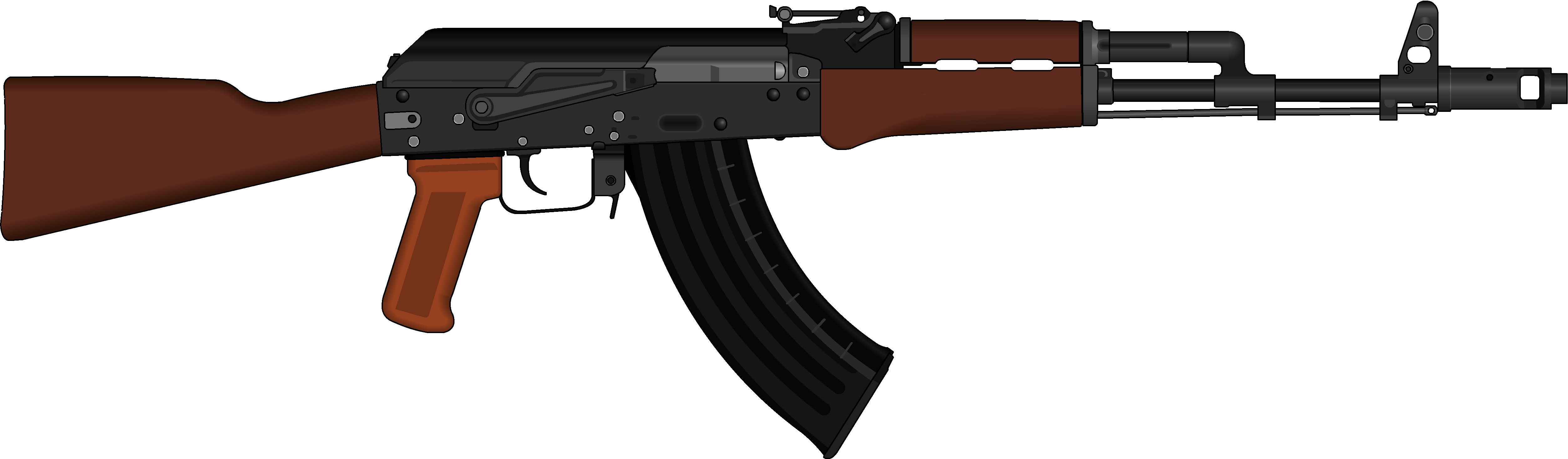 Download Ak-103 Wood Furniture - Ak 47 - Full Size PNG Image - PNGkit