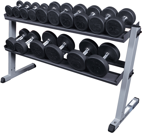 Download Dumbbell Rack Png - Dumbbell Rack 2 Tier - Full Size PNG Image ...